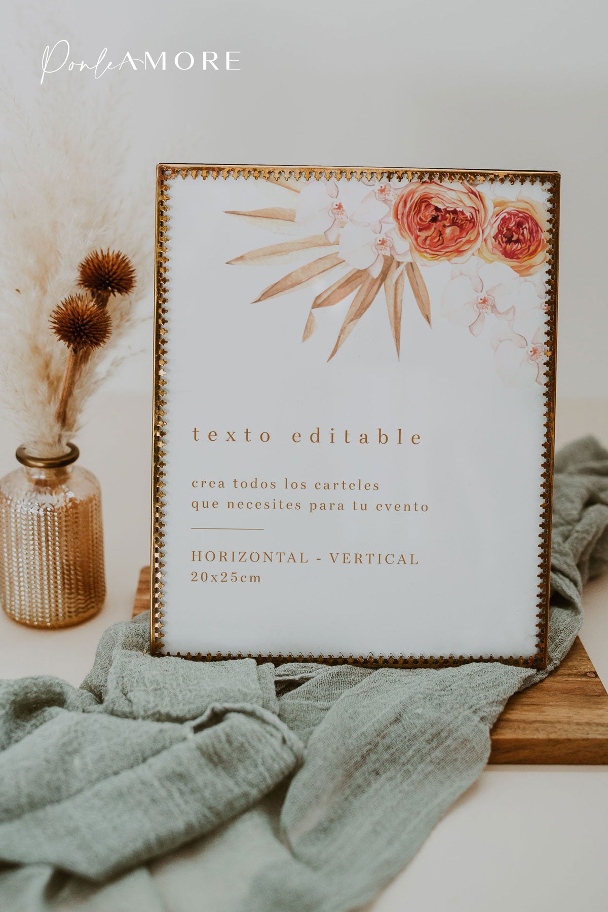Carteles Personalizados Boho Chic | ¡Descarga Instantánea! – Ponle Amore