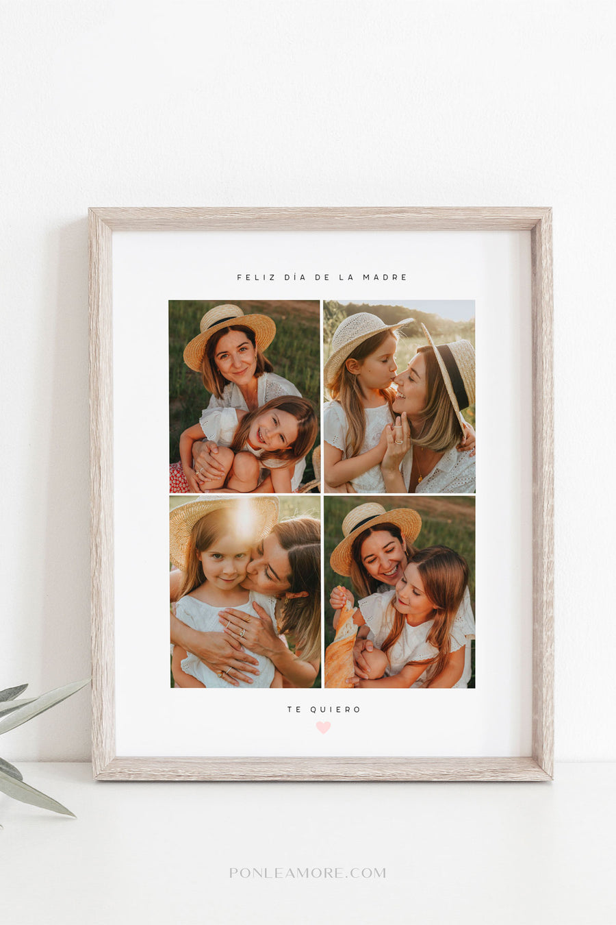 Poster Editable para Mamá con Fotos | ¡Edita y descarga al instante ...